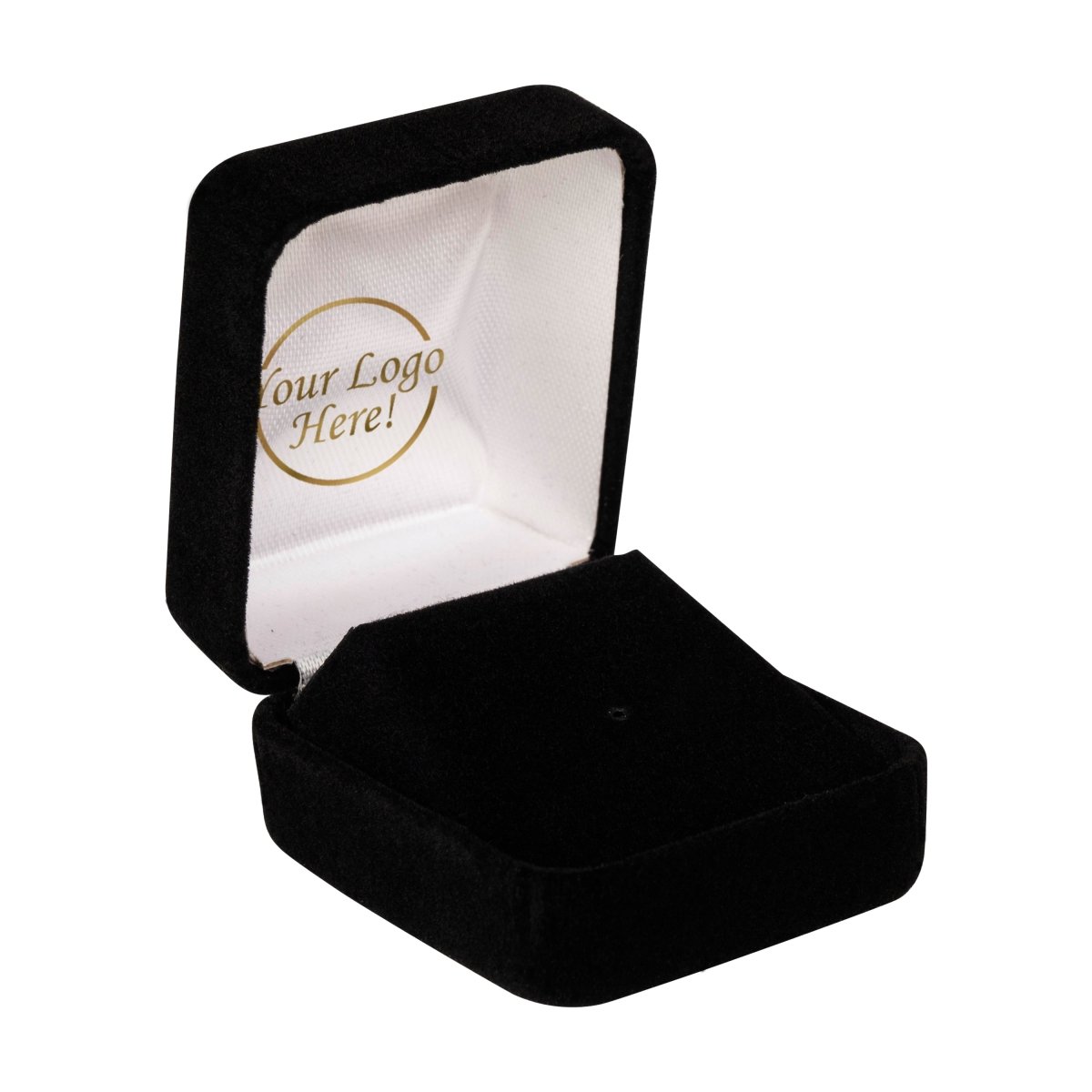 Tie Tack Box in Plushed Velour - Stylish Storage by Prestige Fancy